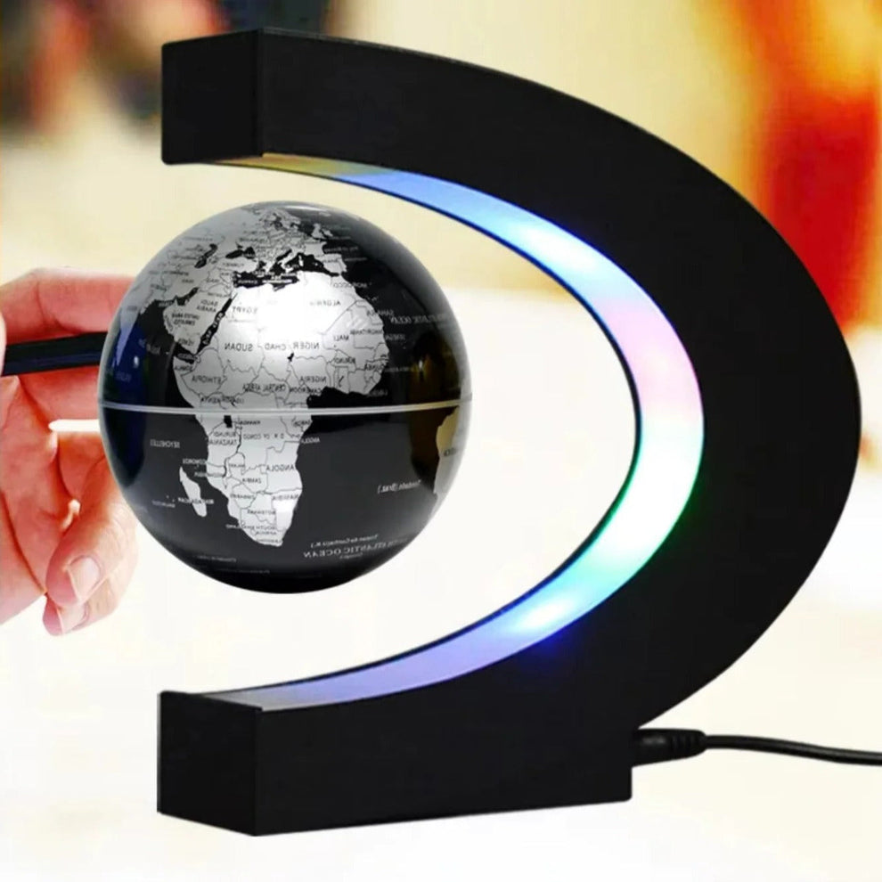 Floating Magnetic Globe with LED Light Desk Display – Befez