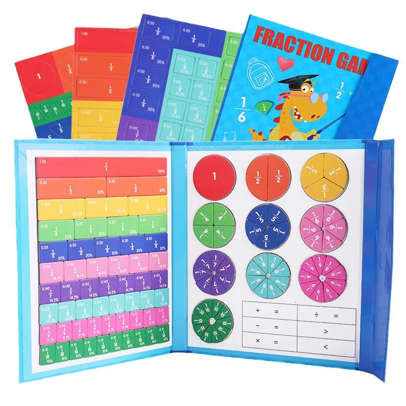 Math Learning Kit with Colorful Puzzles for Kids – Befez