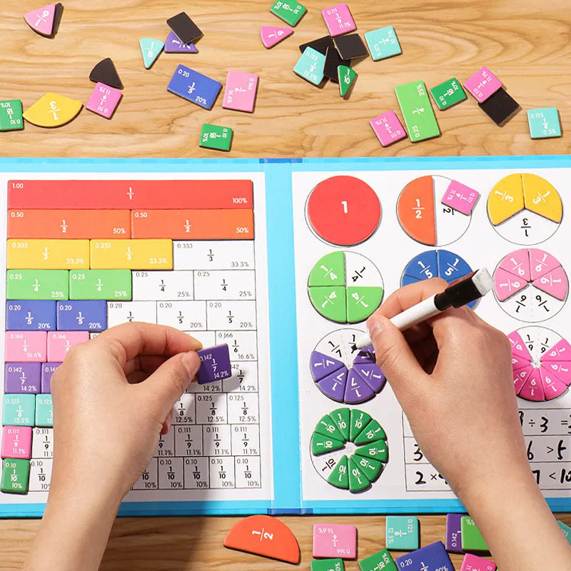 Math Learning Kit with Colorful Puzzles for Kids – Befez